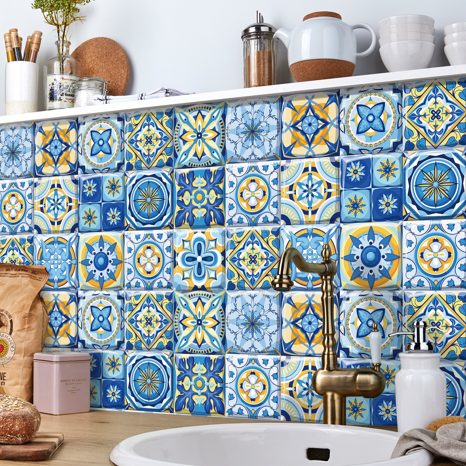 Ulticool Decoratie Sticker Tegels - Meubelfolie Decoratiefolie Folie ...