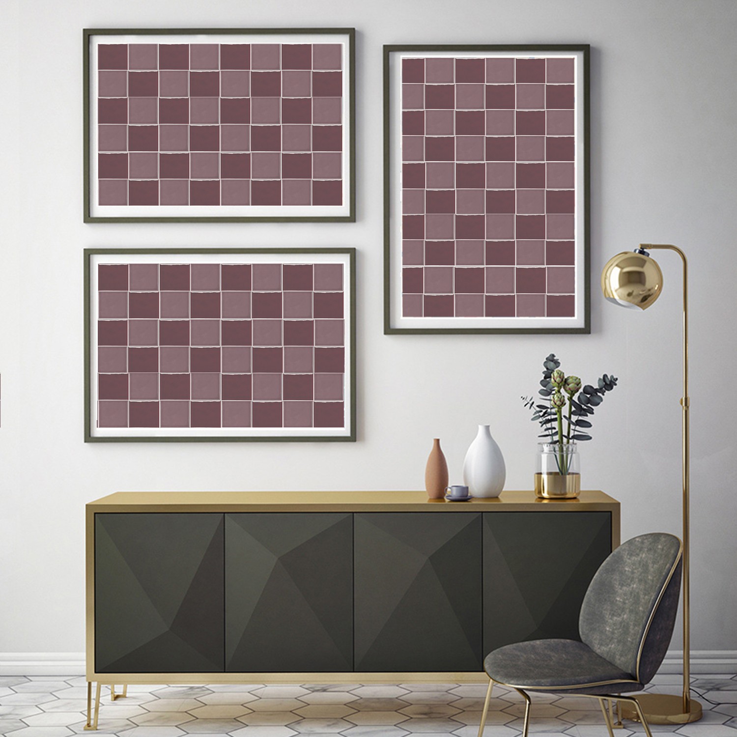 Ulticool Decoratie Sticker Tegels - Lila Paars Accessoires - 15x15 cm ...