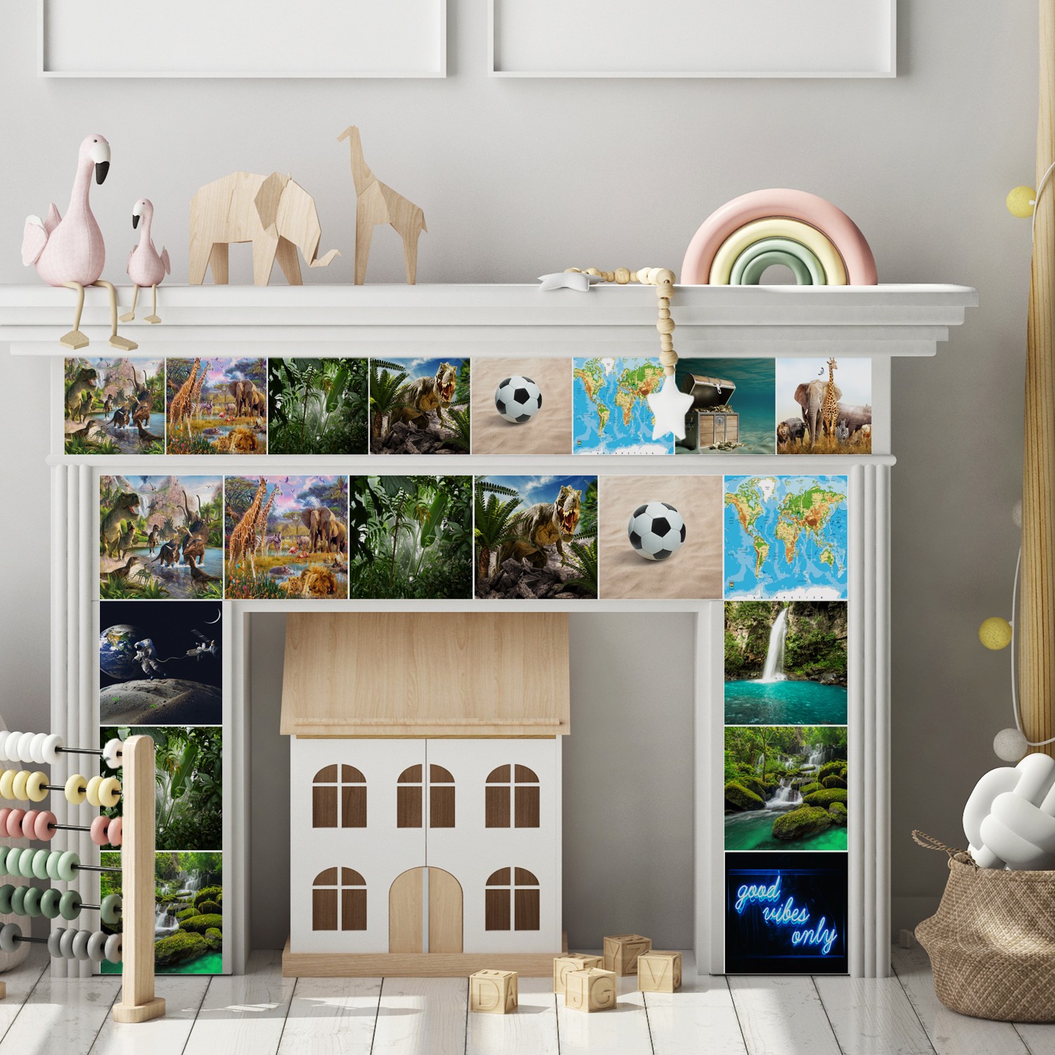 Ulticool Decoratie Sticker Tegels - Adventure - 15x15 cm - 15 stuks ...